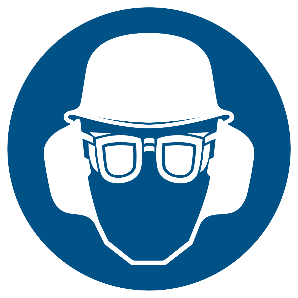 Gebotsschild - Kopf-, Augen- & Gehörschutz benutzen – Max Systems GmbH